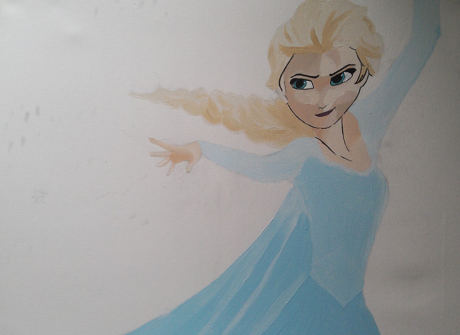 The Running Paintbrush: Elsa of Frozen & New Art Show