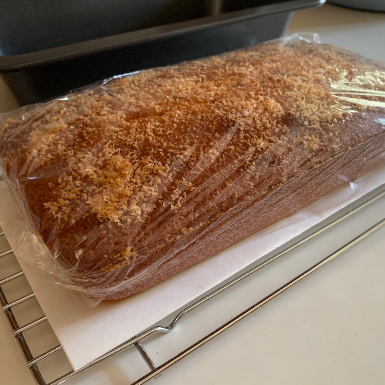 My Mind Patch: Coconut Semolina Butter Cake