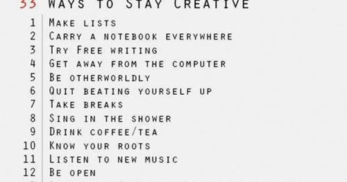 Art NuVogue: 33 Ways to Stay Creative