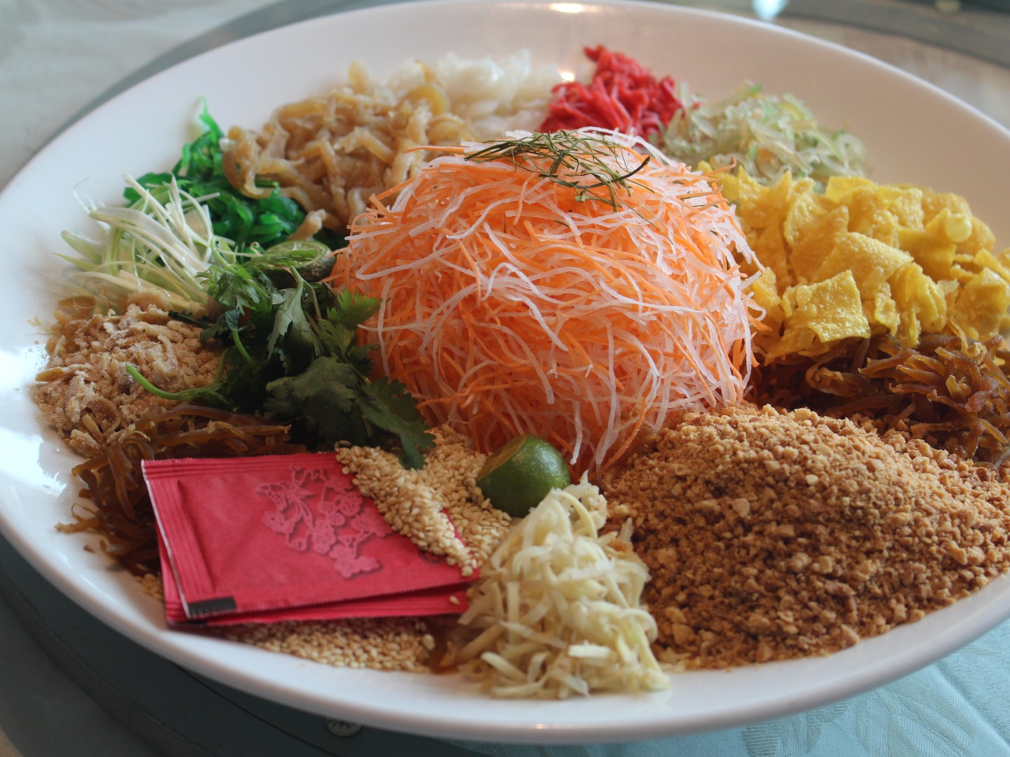 Yee Sang and Chinese Food at Ming Dining - Senayan City