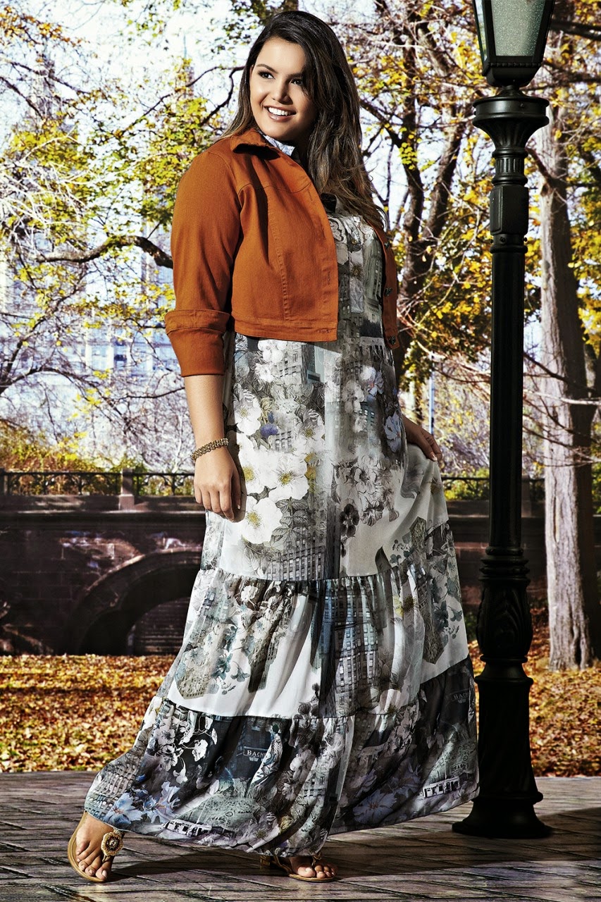 Fofinha Simpática: Dicas plus size!!Como usar vestidos e saias longas!!