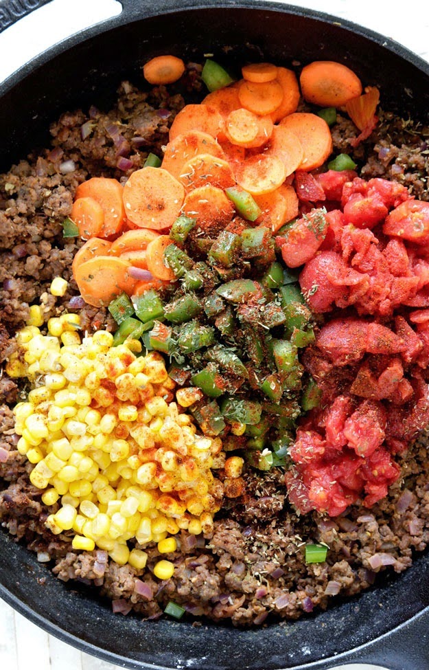 CHEESY HASH BROWN SHEPHERD’S PIE ~ Delicious Cooking Recipes