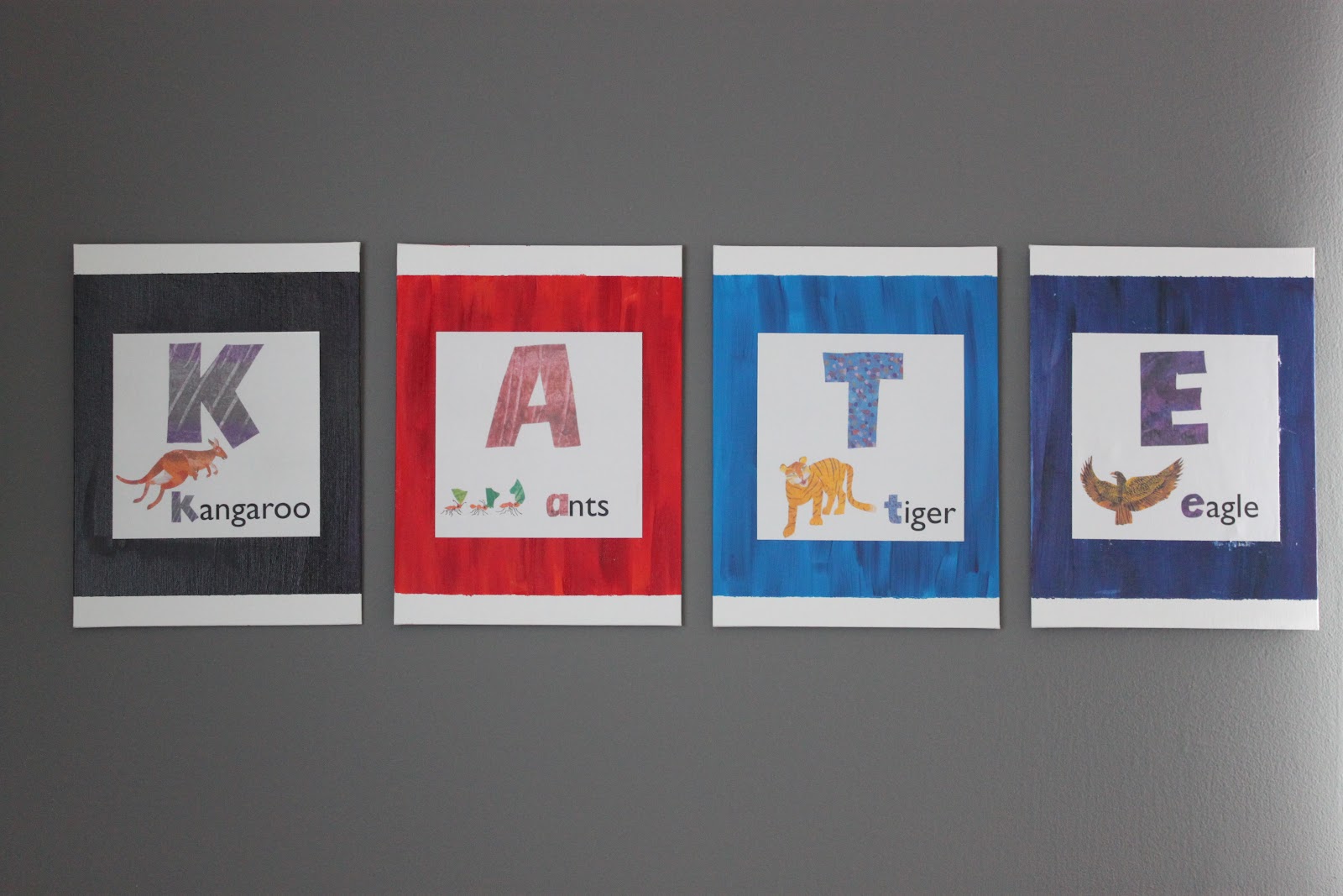 Life of a 20-Something Wife: Kate's Name Art