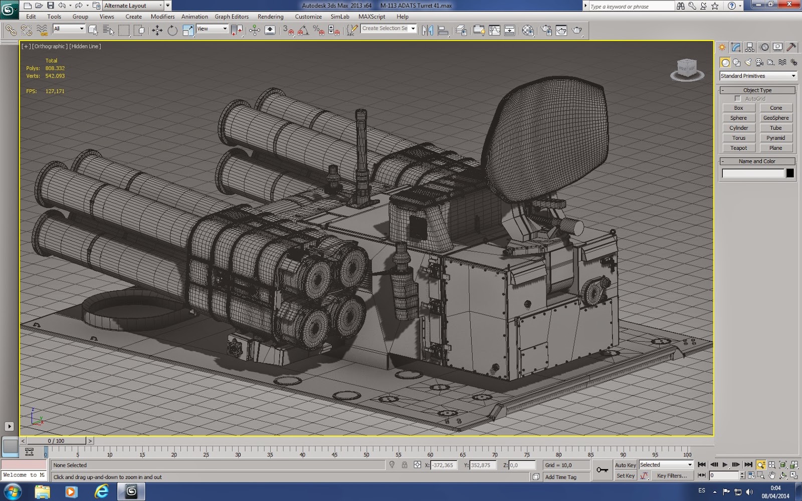 Modelos 3D: Seguimos con la torreta del ADATS / Continue with the ...