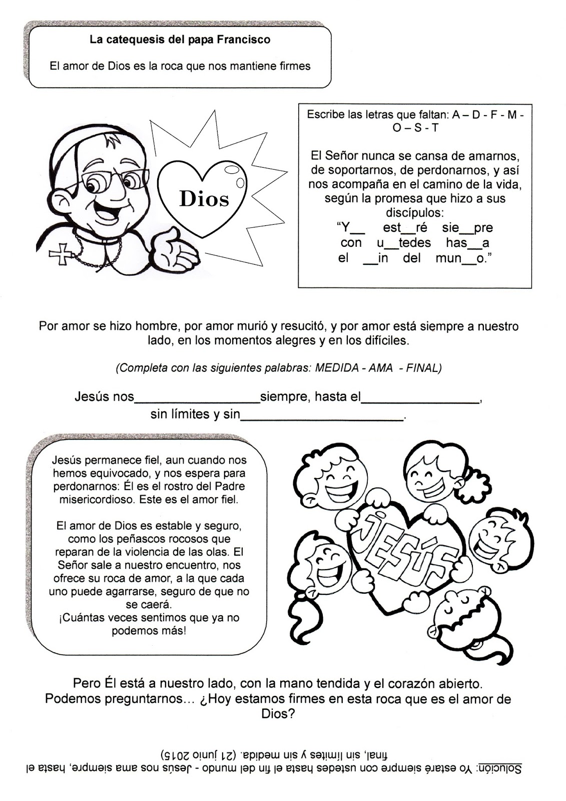 MATERIALES DE RELIGIÓN CATÓLICA