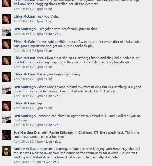 Trolls in the Horror Community: The Best of Elske McCain Going Crazy!