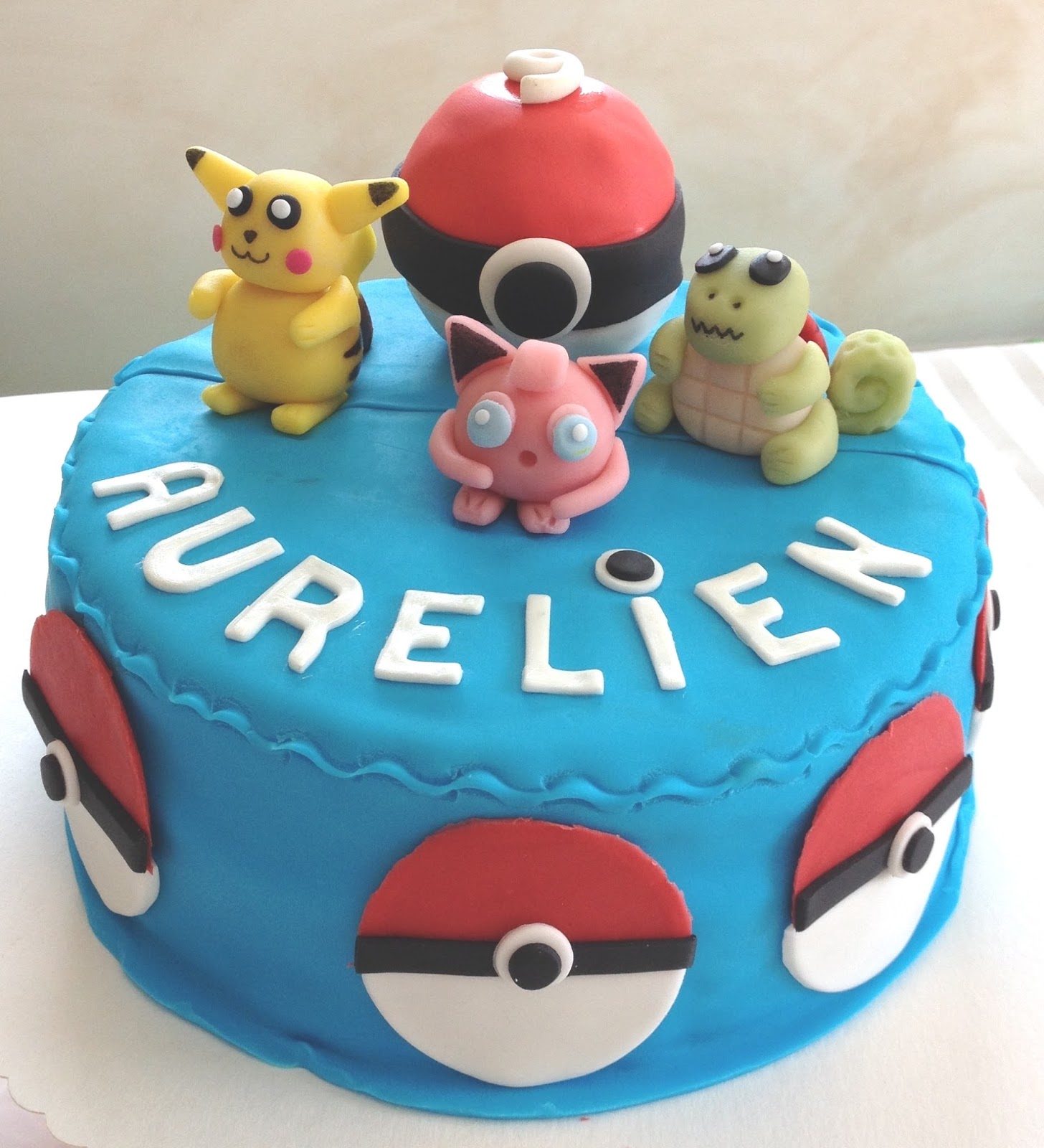 D'Emi-ettes de Bonheur: Gâteau Pokemon