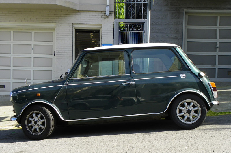 California Streets: San Francisco Street Sighting - 1993 Rover Mini ...