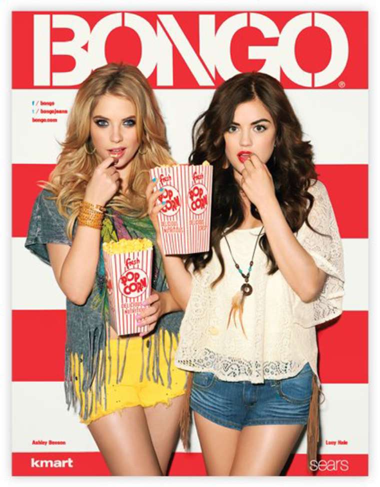 Bongo Jeans Campaign Summer 2013 featuring Ashley Benson and Lucy Hale