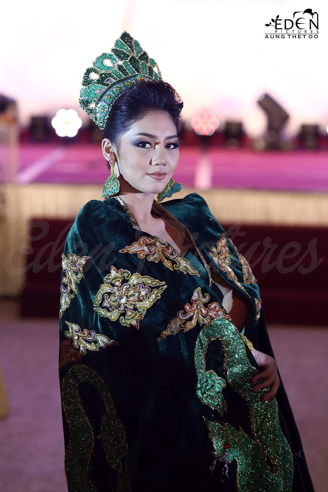 Miss Universe Myanmar 2015 was crowned and crowned her successor at the ...