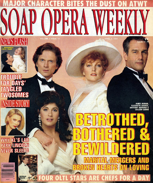 Soap Opera Weekly Cover-April 2, 1991
