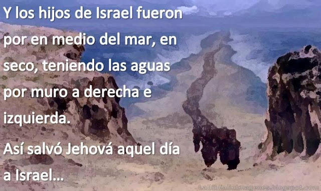 La Biblia en Imágenes: EXODO 14:15-16