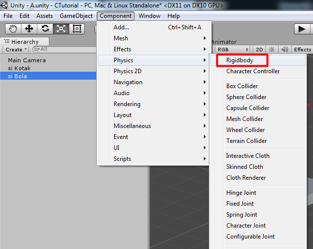 Unity C Tutorial Indonesia Basic 25 Oncollision Unity C Tutorial Indonesia