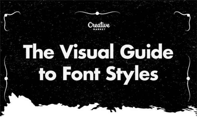 The Visual Guide To Font Styles #Infographic - Visualistan