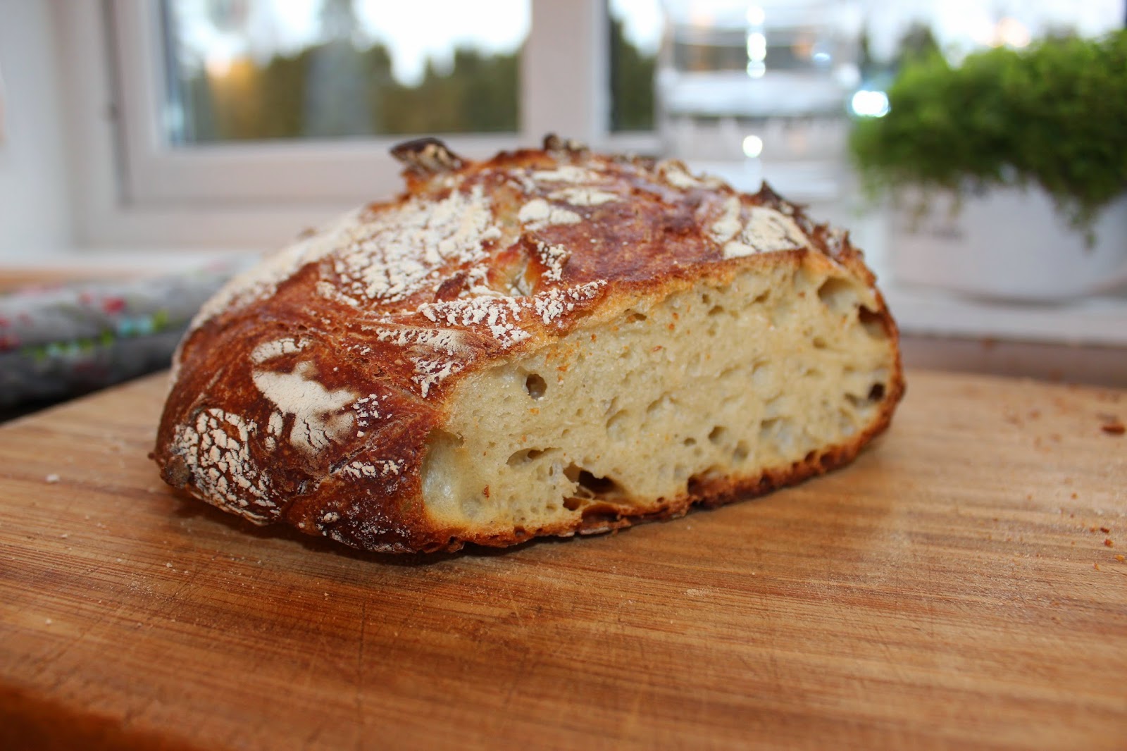 Monicas Matverden: Eltefritt landbrød med durumhvete