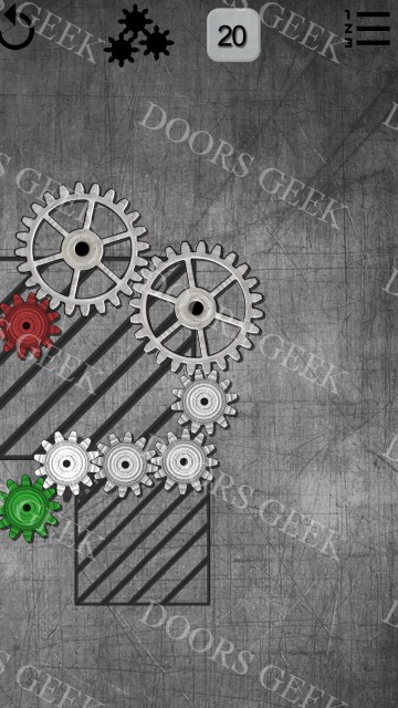 Gears Logic Puzzles Level 20 Solution ~ Doors Geek