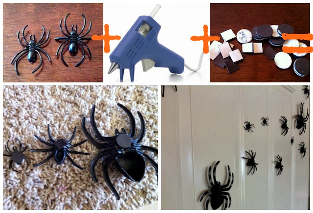 I used the bigger round magnets (which were stronger) for the big ...