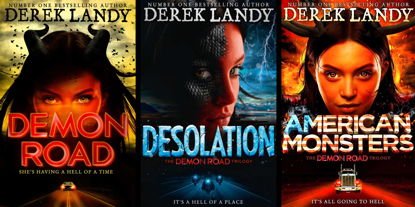The Book Zone: Review: The Demon Road Trilogy by Derek Landy