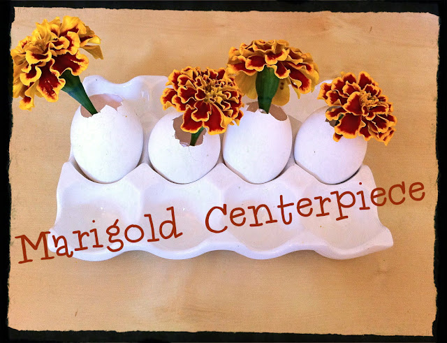 Satin And Salt: DIY: Eggshell & Floral Centerpiece