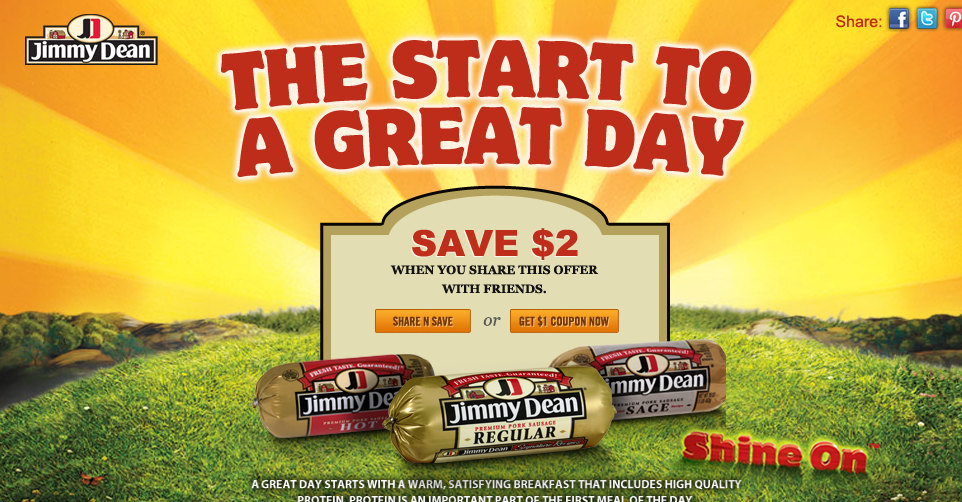Clipping Chix: Jimmy Dean Roll Sausage $2/2 Printable Coupon!