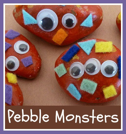Jennifer's Little World blog - Parenting, craft and travel: Pebble monsters