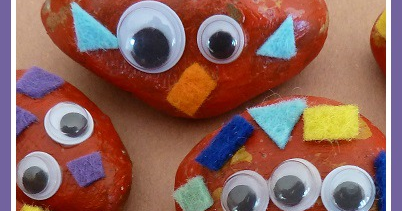 Jennifer's Little World blog - Parenting, craft and travel: Pebble monsters