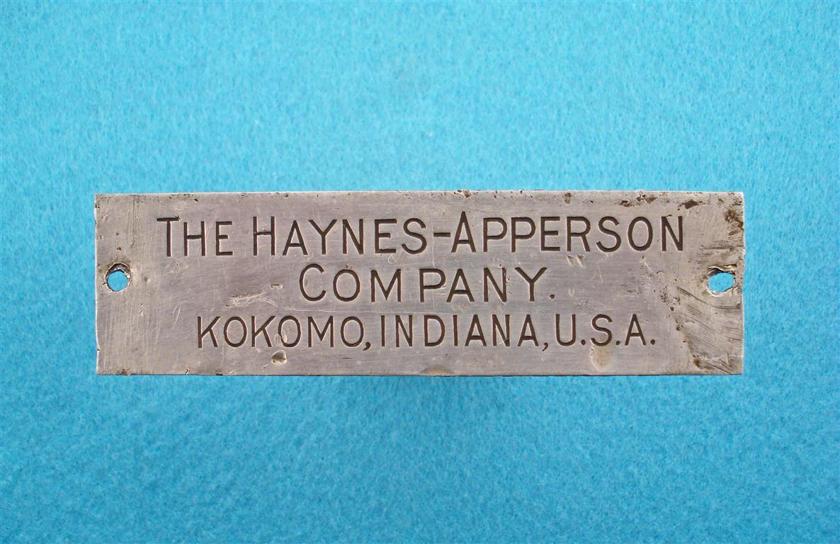 American Auto Emblems: HAYNES-APPERSON/HAYNES
