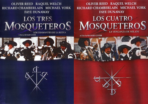 Estrenos de Cine: LOS 3 MOSQUETEROS Y LOS 4 MOSQUETEROS (1973/1974)