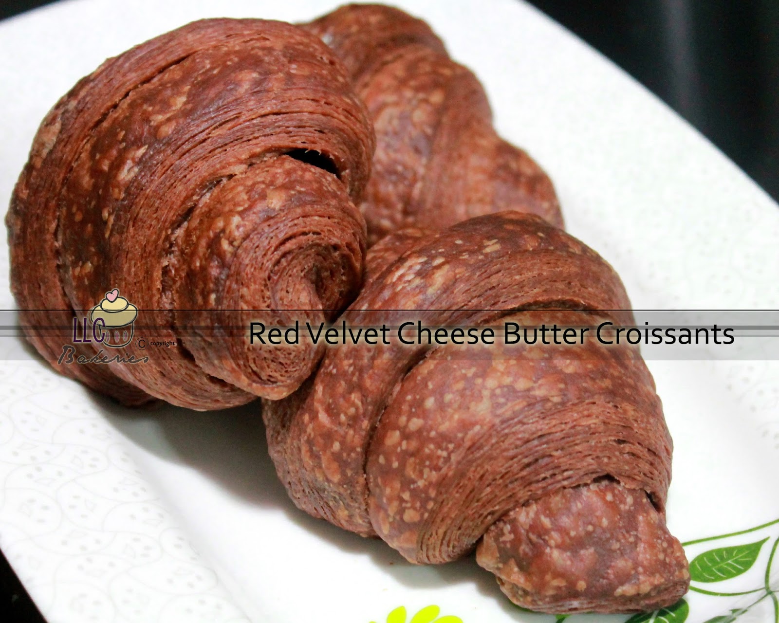 LLC Bakeries: Red Velvet Cheese Butter Croissants
