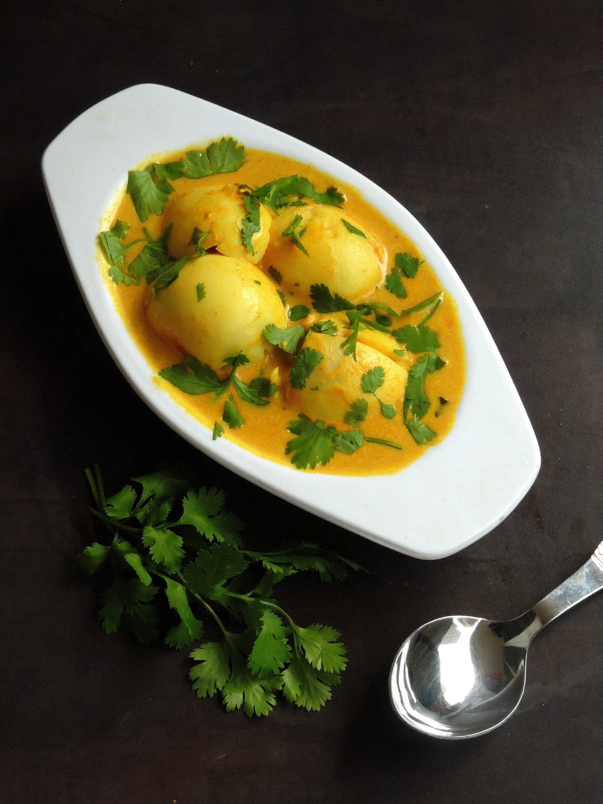 Priya's Versatile Recipes: Nadan Mutta Curry/Kerala Egg Curry With ...