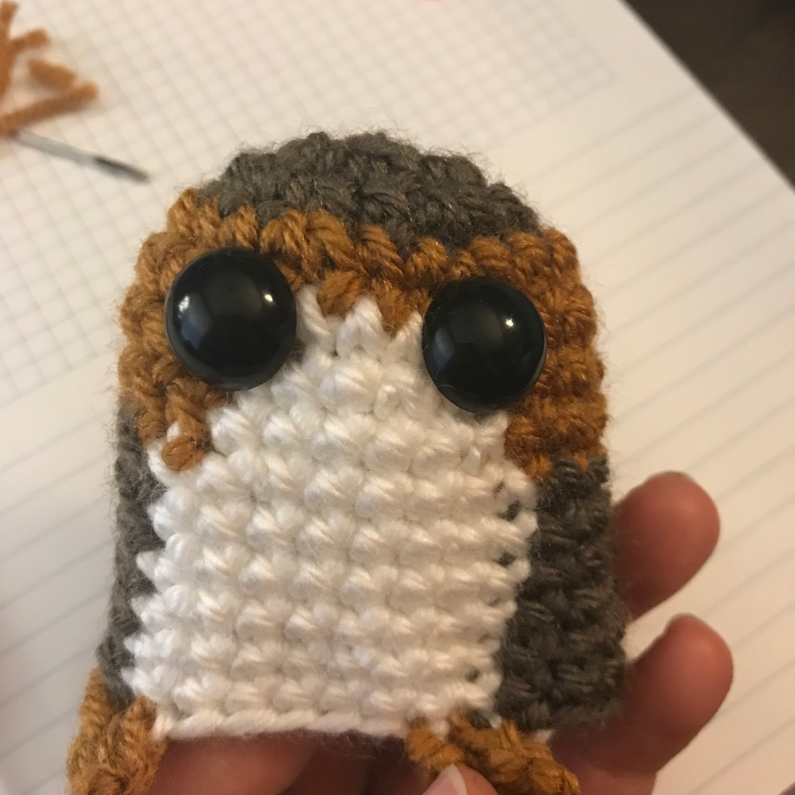 CRAFTYisCOOL: Amigurumi Star Wars Porg! Free Pattern