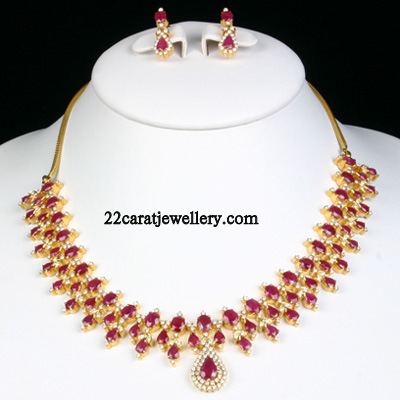 Marvelous Ruby Sets - Jewellery Designs