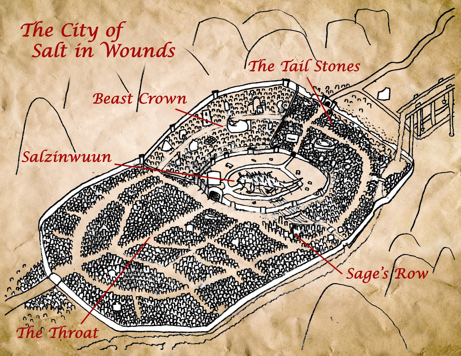 Salt in Wounds: Salt in Wounds Map