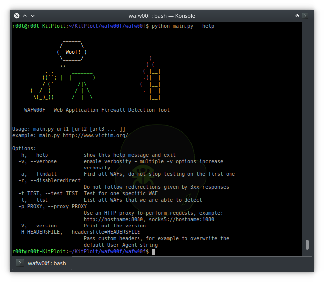 WAFW00F v1.0.0 - Detect All The Web Application Firewall!