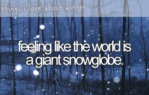 Inspiration Nation: Things I Love About Winter