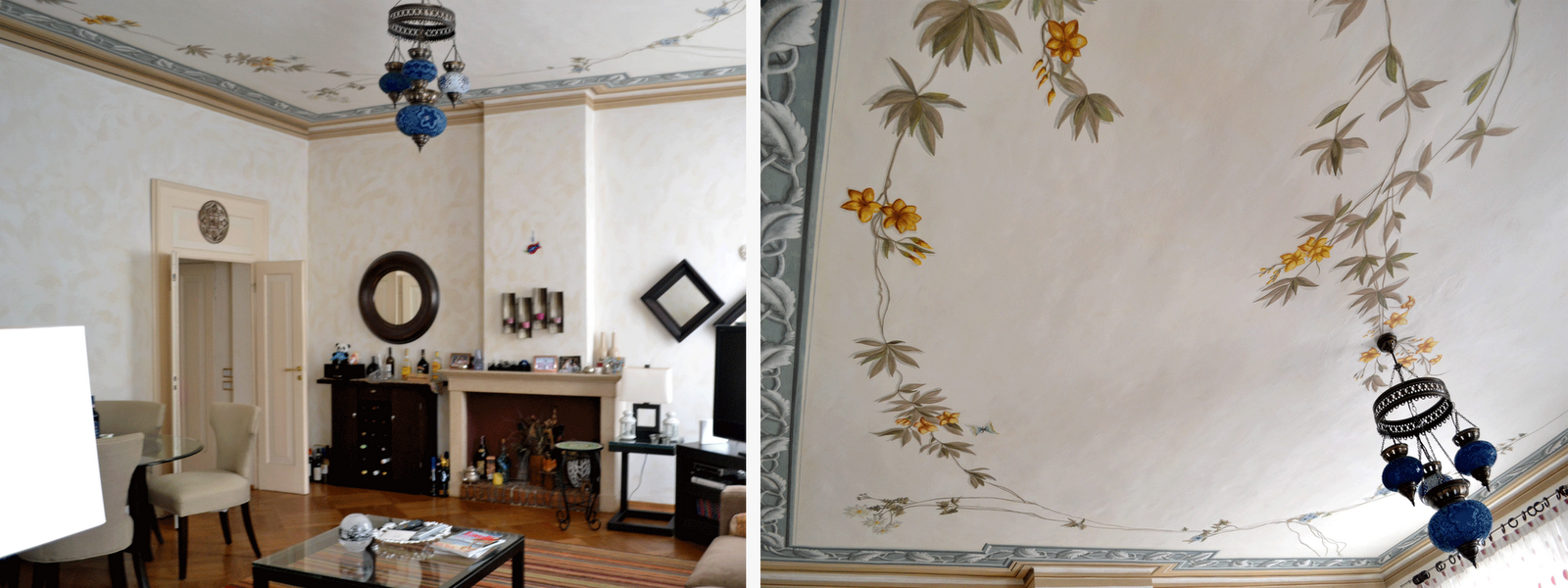 a home in the making: {inspired} Italian painted ceilings
