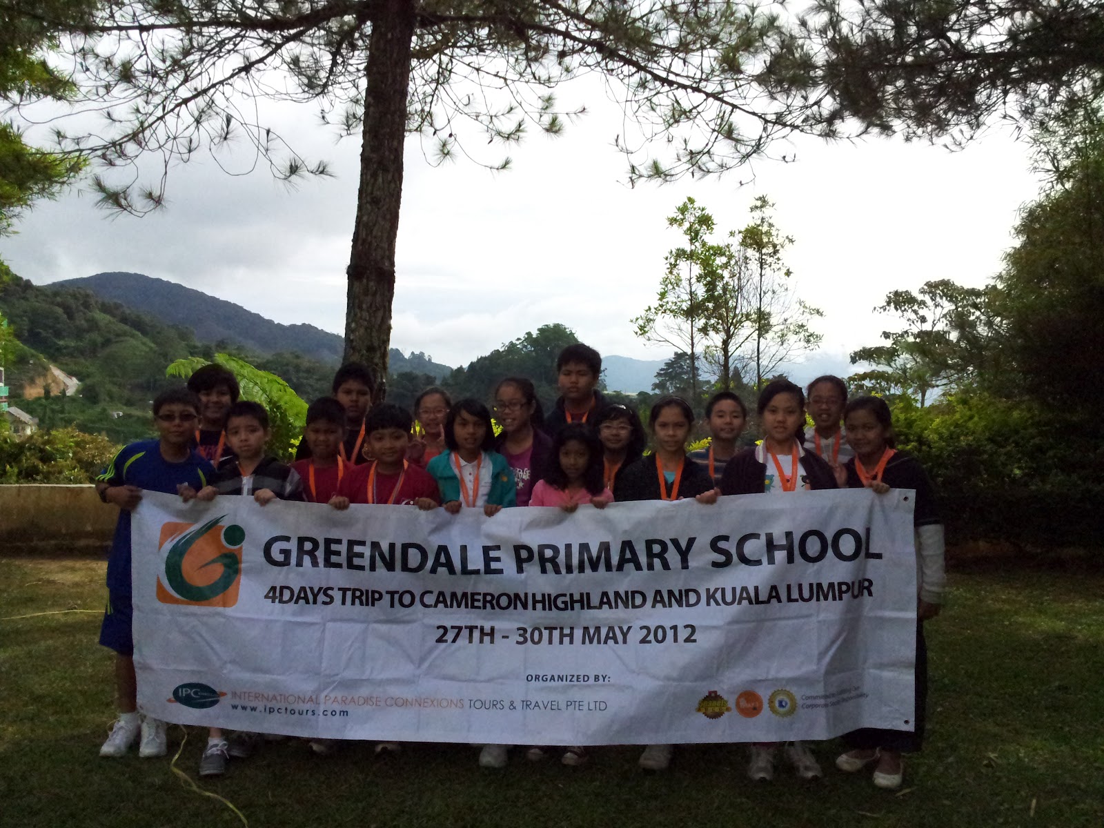 Greendale Pri Sch: P5 Mount Brinchang Trip 2012