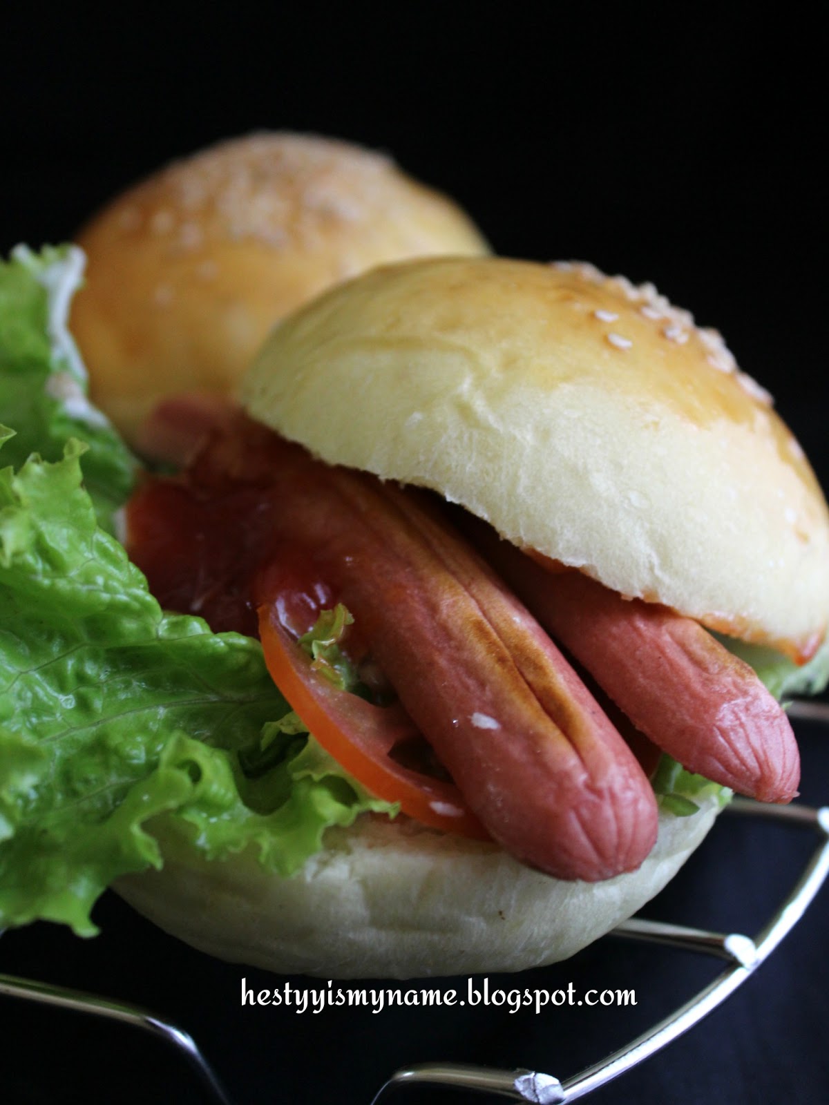 Resep burger sosis