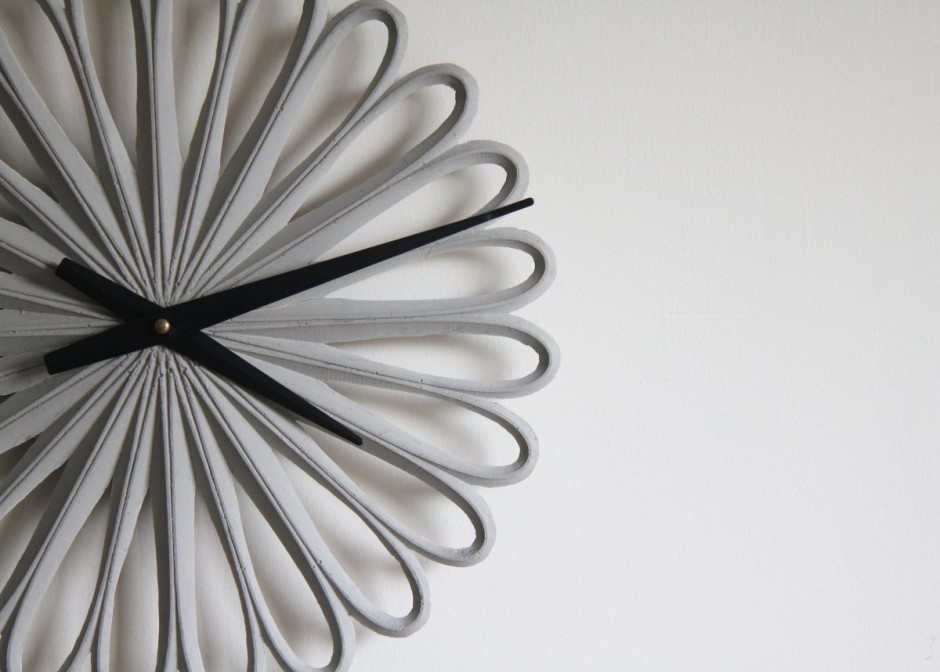 avant garde design: para clocks. architecturally based design.