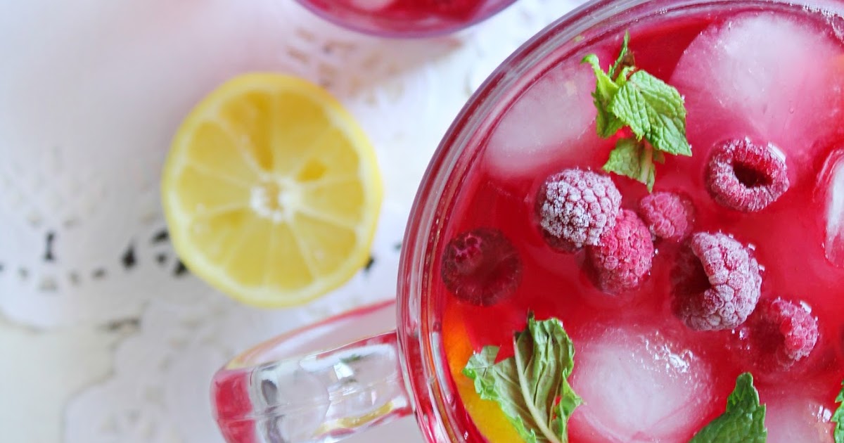 Lick The Spoon: Apple & Rasberry Iced Tea