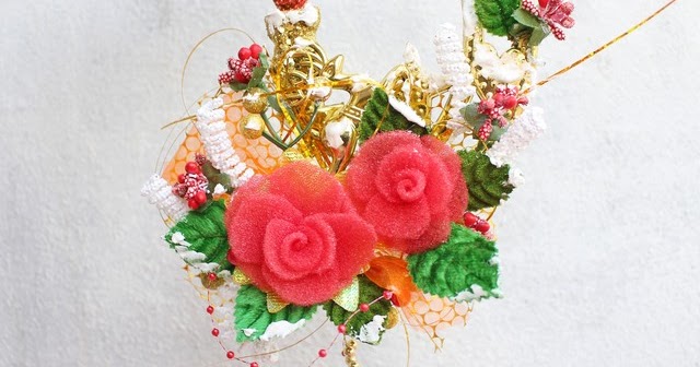 Cards and Crafts : Sponge Rose Tutorial