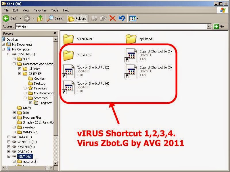 Belajar Bersama: CARA MENGHAPUS VIRUS SHORTCUT PADA FLASHDISK ...