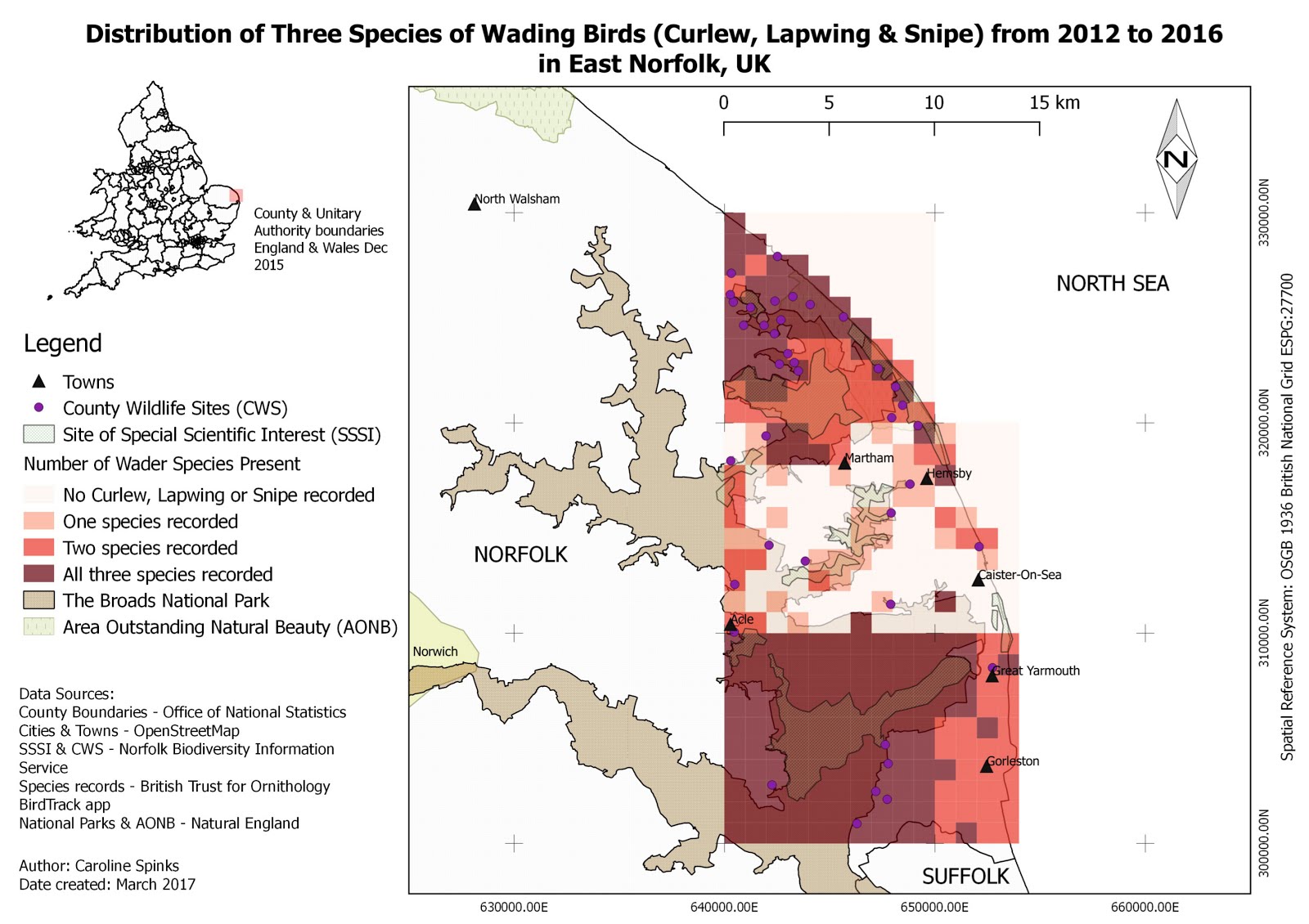 Exploring wildlife through maps.