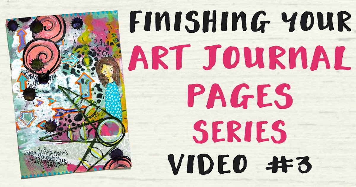 Jennibellie Studio: Finishing Your Art Journal Pages #3 - The Art of Shapes