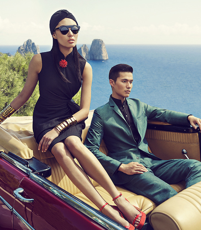 Shanghai Tang Spring Summer 2015 Collection Shoot at Capri, Italy - For ...
