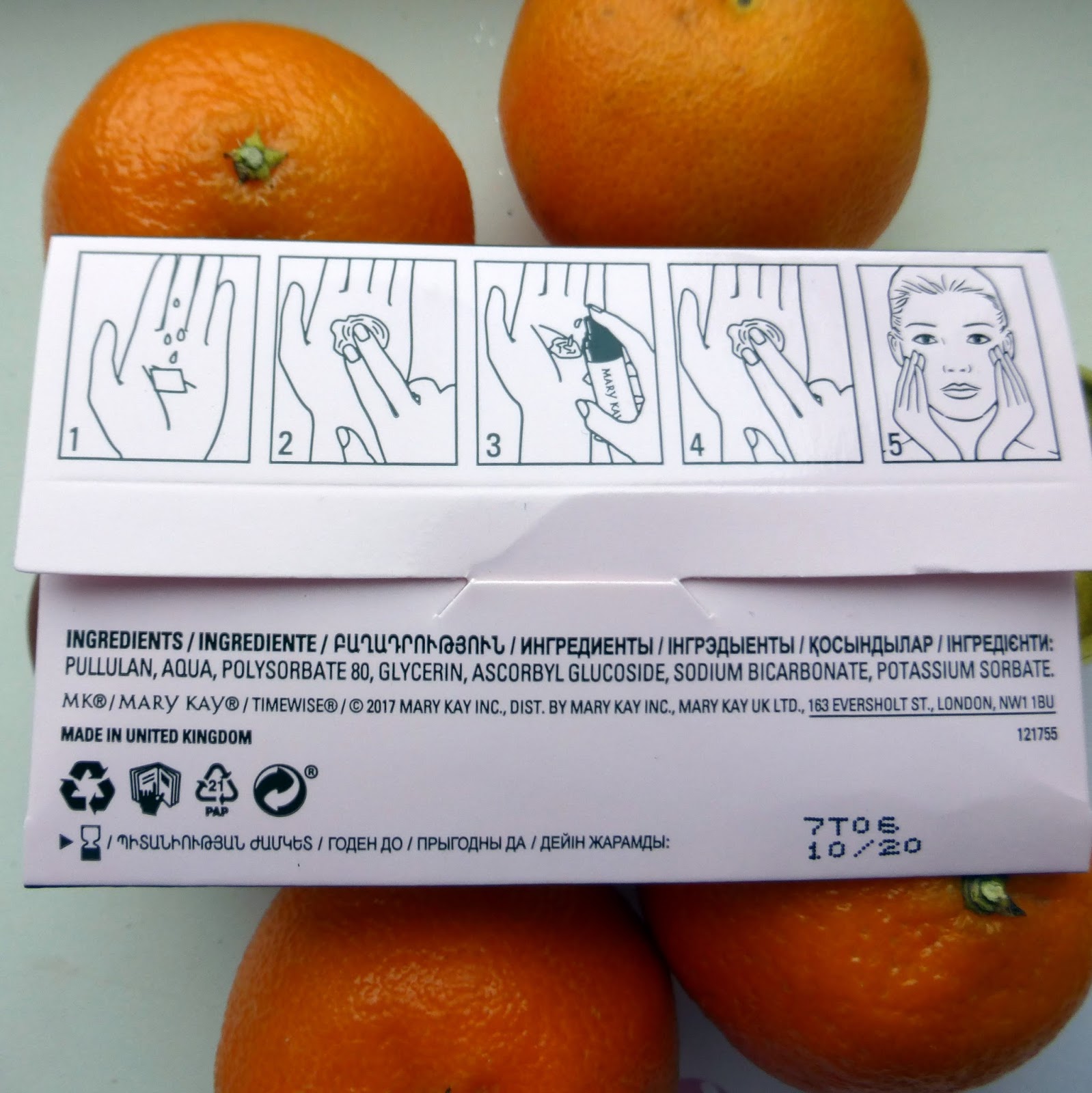Mary Kay Timewise Vitamin C Activating Squares Растворимые полоски для