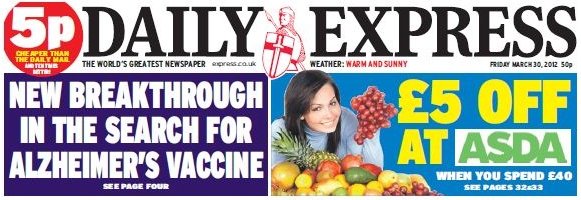 Tabloid Watch: An advert for an advert