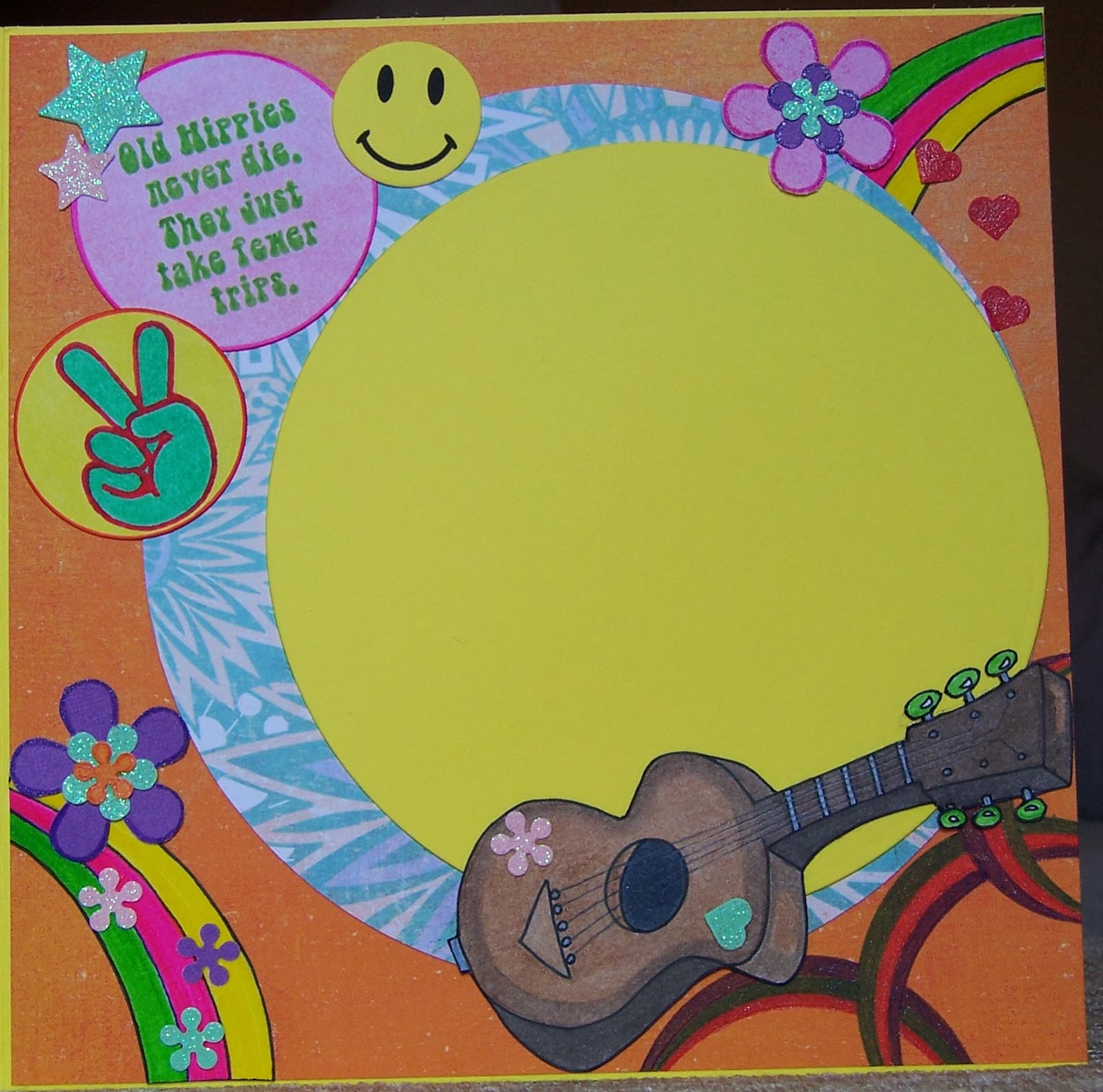 Whitch Craft: Hippie 65th Birthday Card