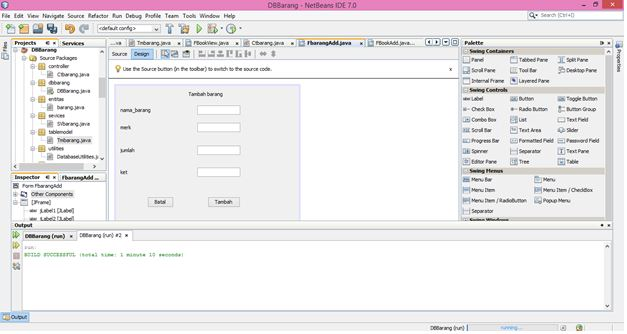 data base di oracle: Tutorial Membuat Aplikasi Inventaris Berbasis Java ...