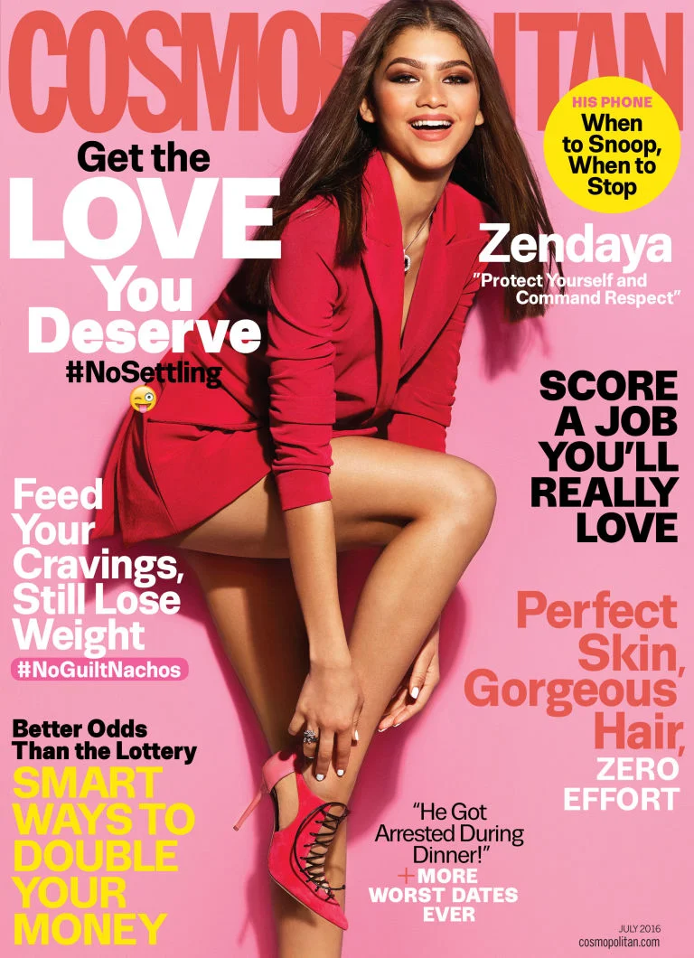 Zendaya covers Cosmopolitan July 2016